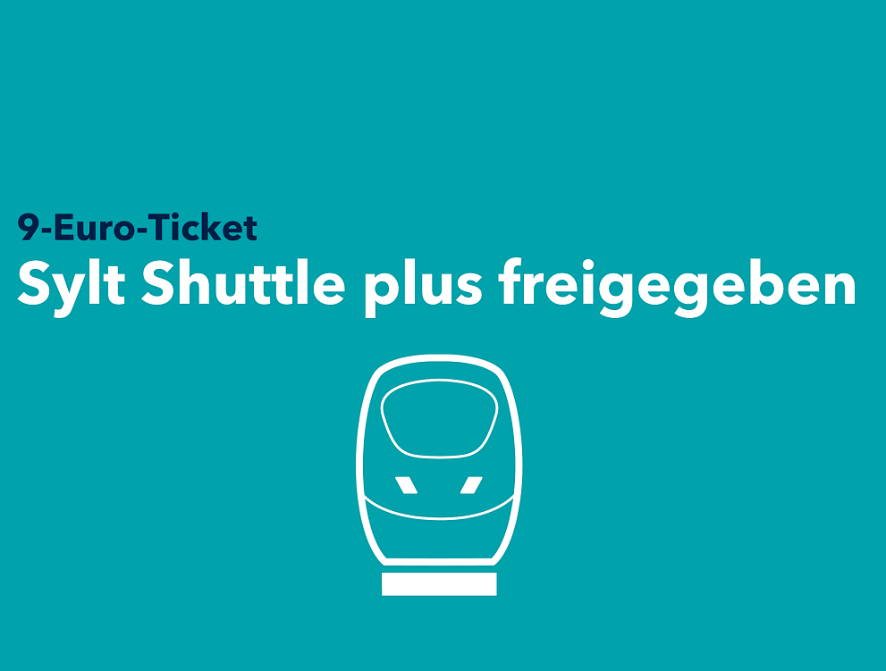 9-Euro-Ticket: Sylt Shuttle plus freigegeben | NAH.SH